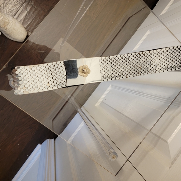 Vintage | Accessories | 6s70s Glamorous Silver Metal Stretch Belt By ...